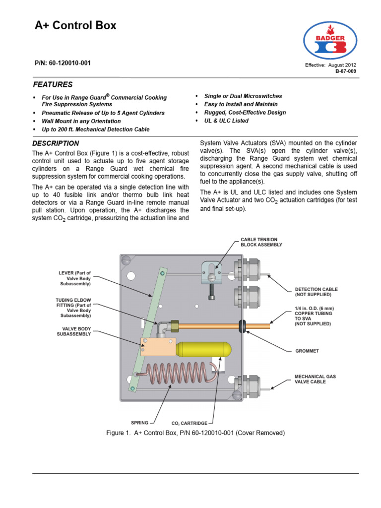 Range Guard a Plus Control Box | PDF | Valve | Actuator