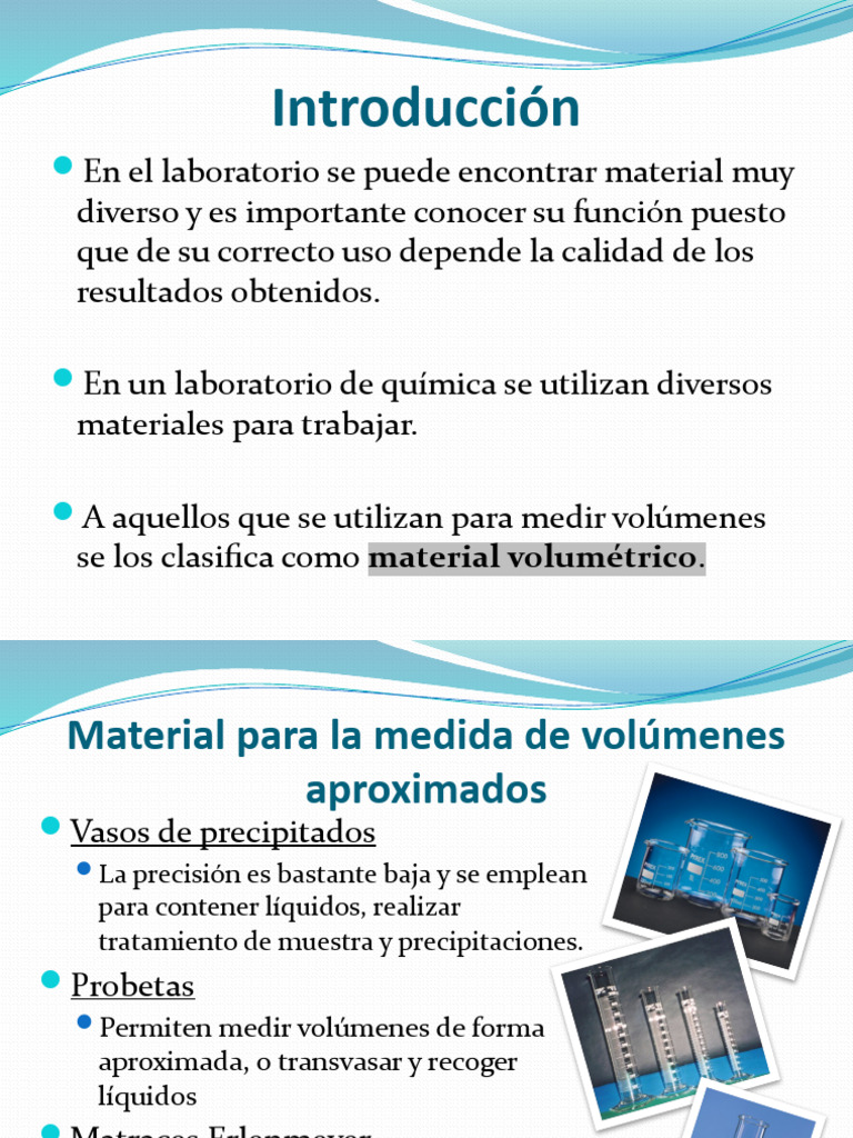 Material Volumétrico 1 | PDF | Valoración | Química