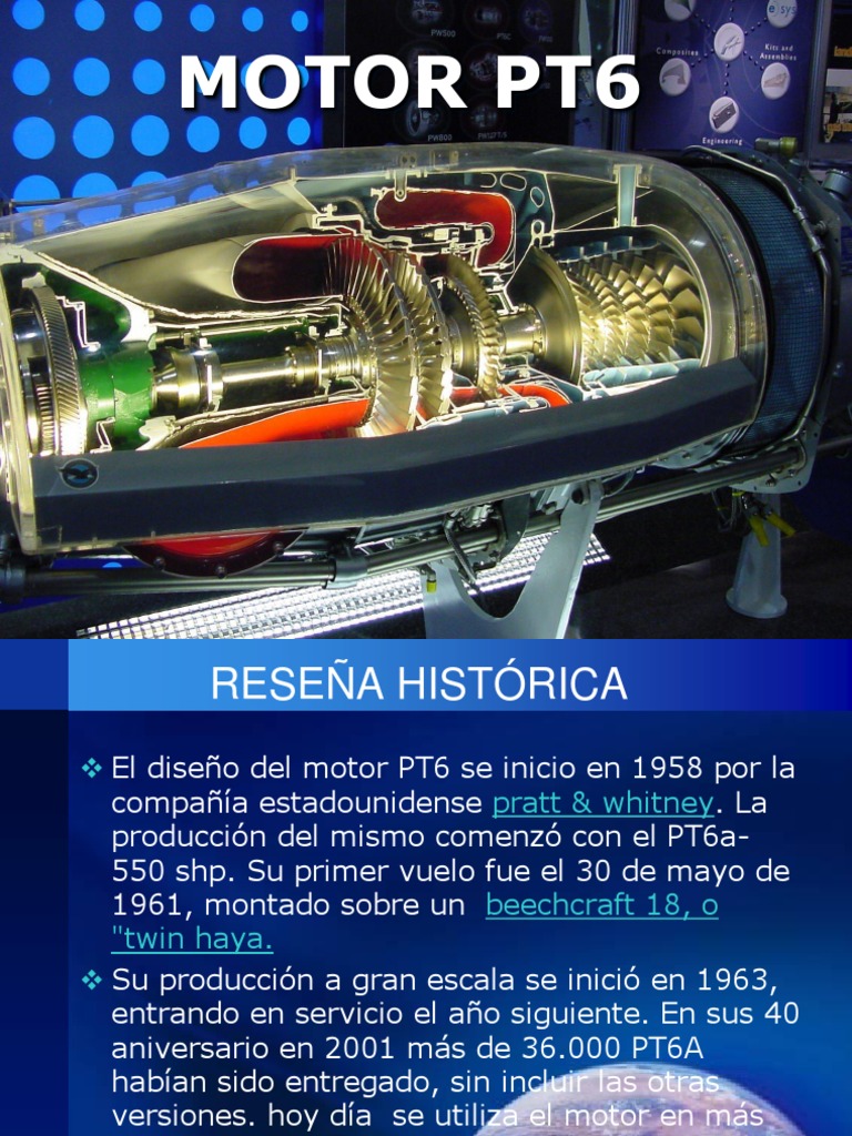 Motor pt6 | PDF | Engranaje | Compresor de gas