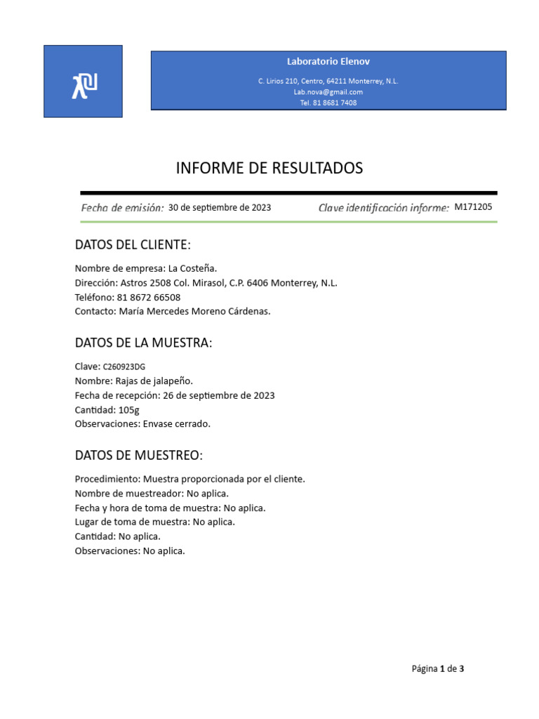 Informe de Resultados (AAII) Chile GOVD | PDF