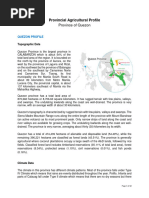 Cavite Provincial Agricultural Profile | PDF