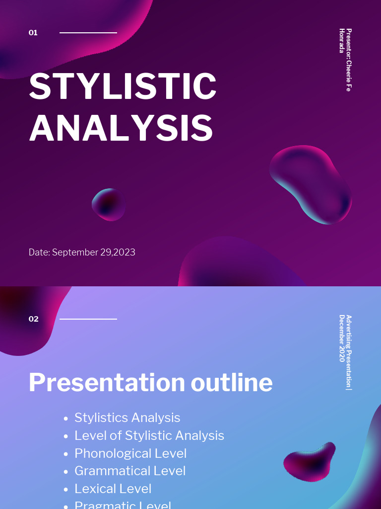1. Levels of Stylistic Analysis | PDF | Poetry | Metre (Poetry)