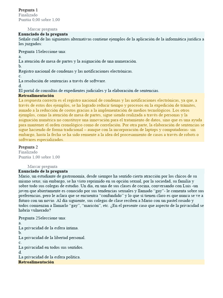 Pregunta y Respuestas | PDF