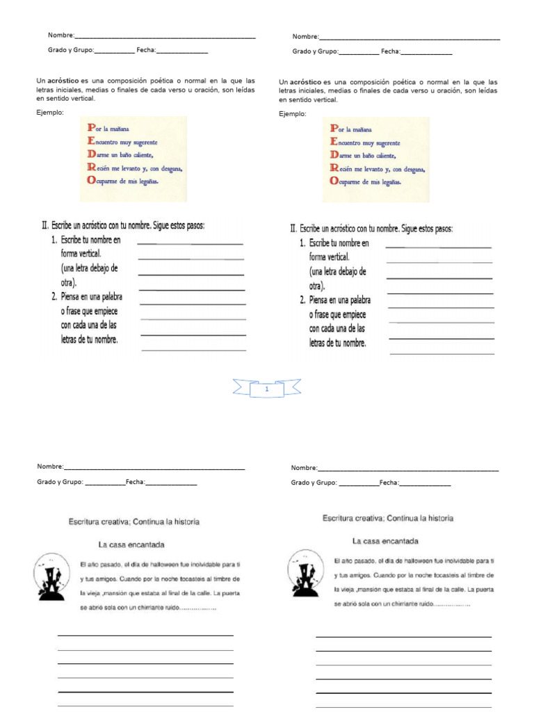 Actividades para Desarrollar La Produccion de Textos en Alumnos de ...