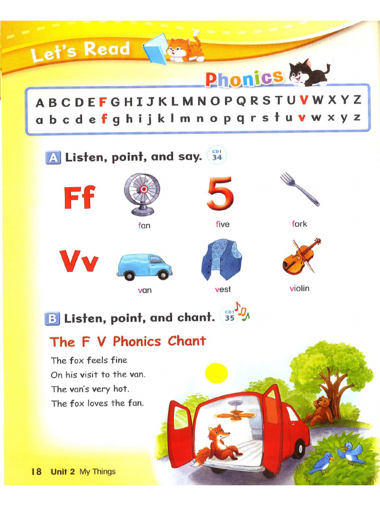 Lesson 8 Unit2 My Things Let's Read | PDF