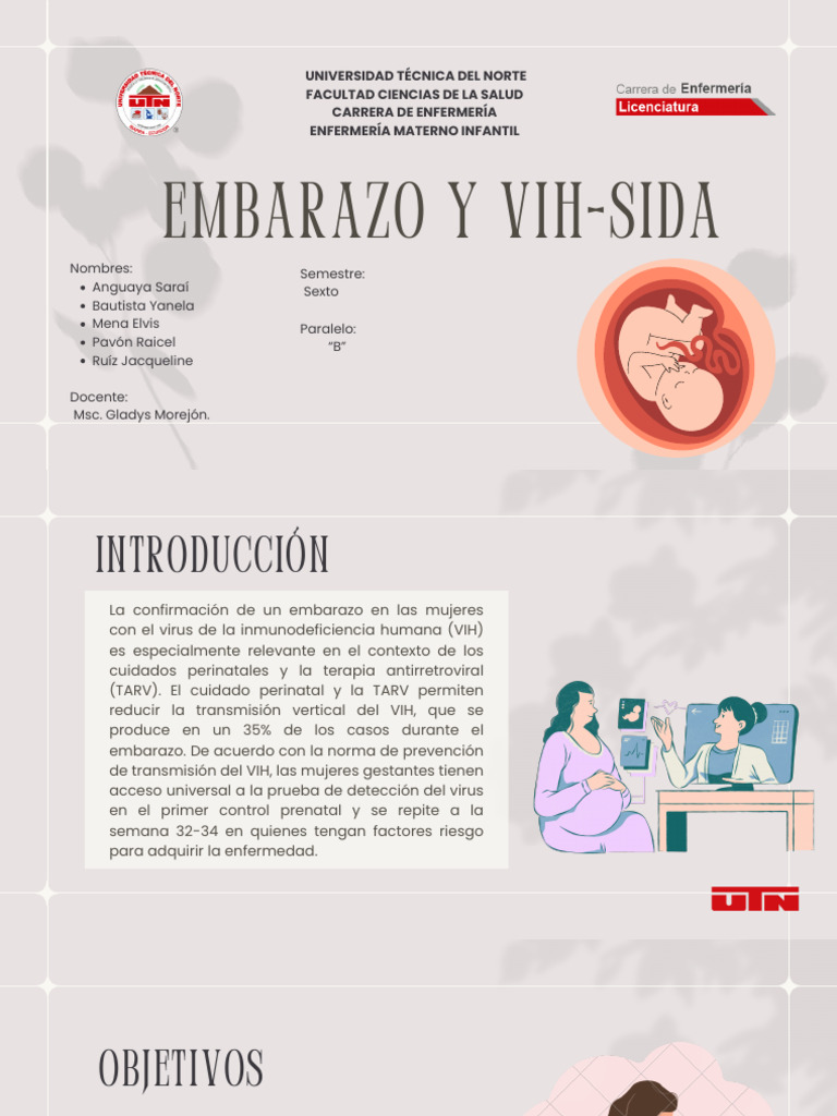 Embarazo y Vih-Sida | PDF | VIH | Manejo del VIH / SIDA