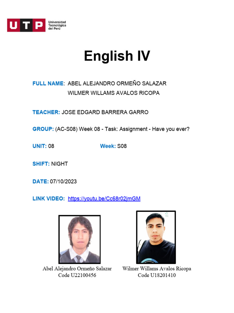 Ormeño - Abel - Avalos - Wilmer 08 | PDF