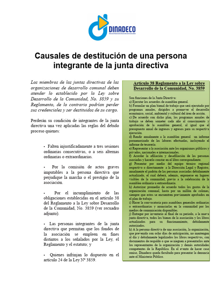 Causales de Destitucion | PDF | El proceso de destitución | Regulación
