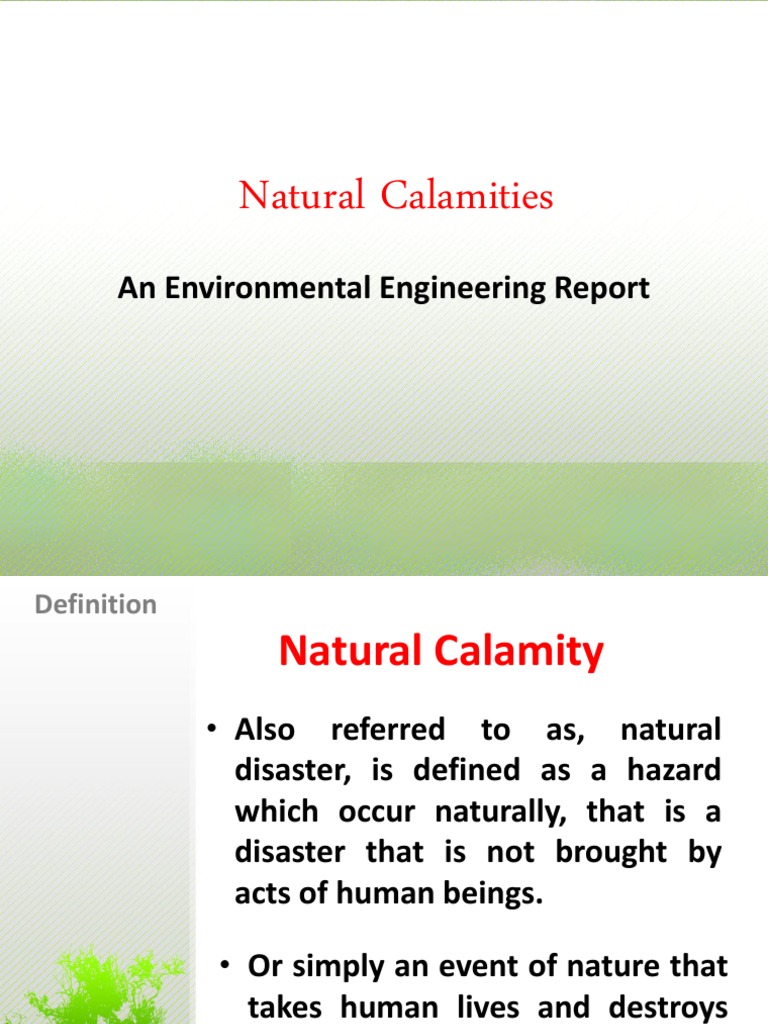 Natural Calamities (Group 8) | PDF | Solar Flare | Earthquakes