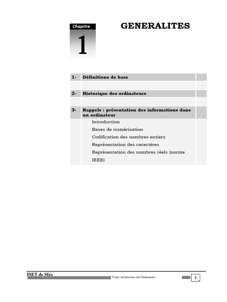 Cours Arch v2 | PDF | Programme informatique | Programmation