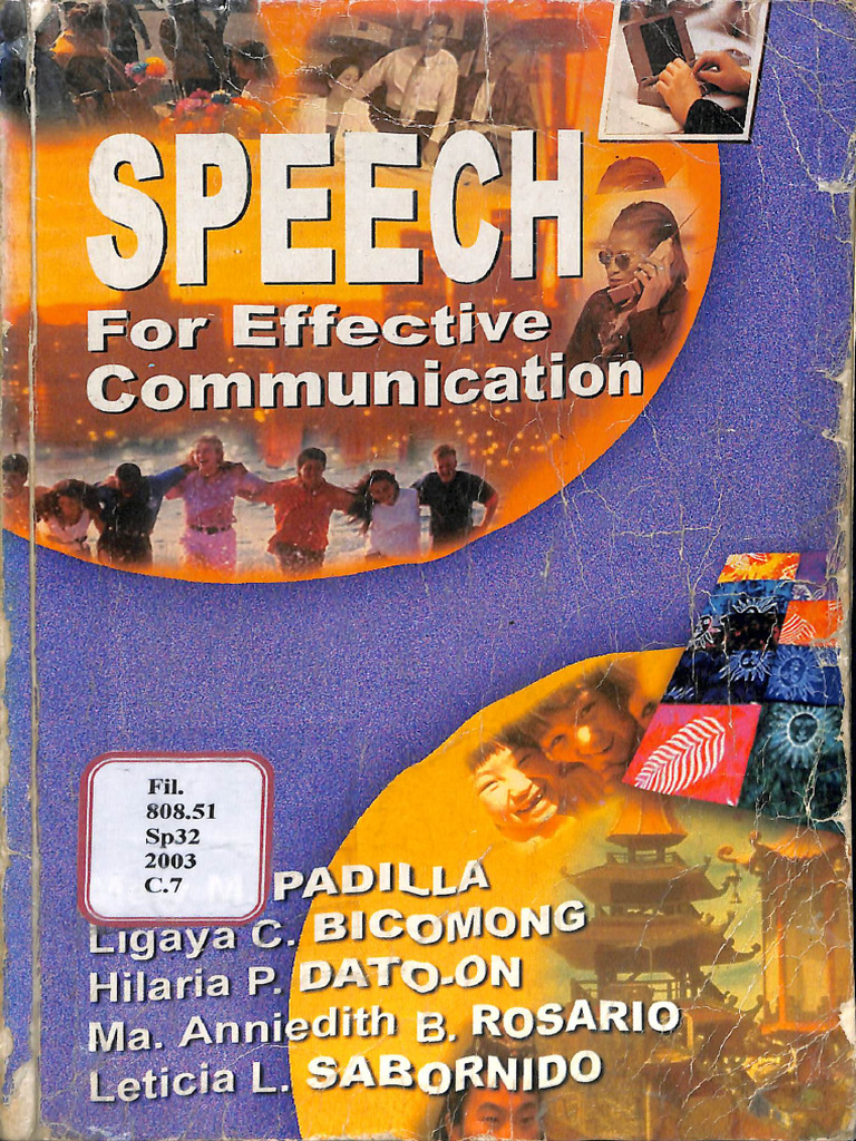 Speech For Effective Communication | PDF