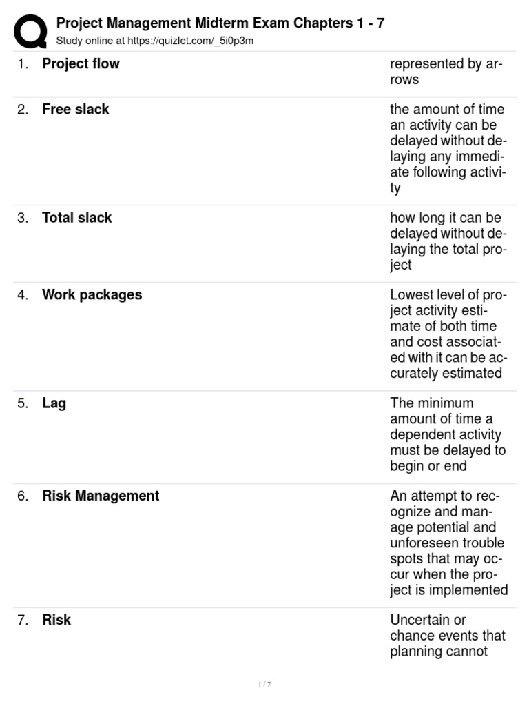 Project Management 2 | PDF