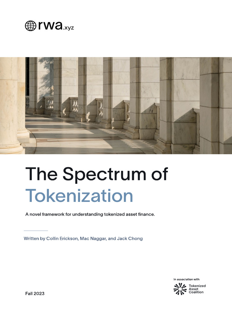 RWA - Xyz - The Spectrum of Tokenization | PDF | Cryptocurrency | Market Liquidity