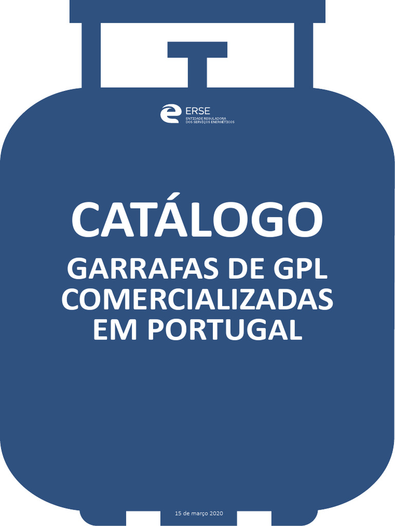 Catálogo de Garrafas de Gás GPL em Portugal | PDF