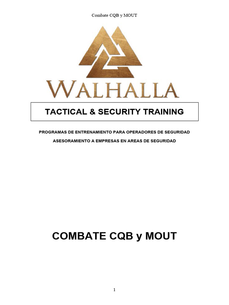 AS Combate CQB y Mout | PDF