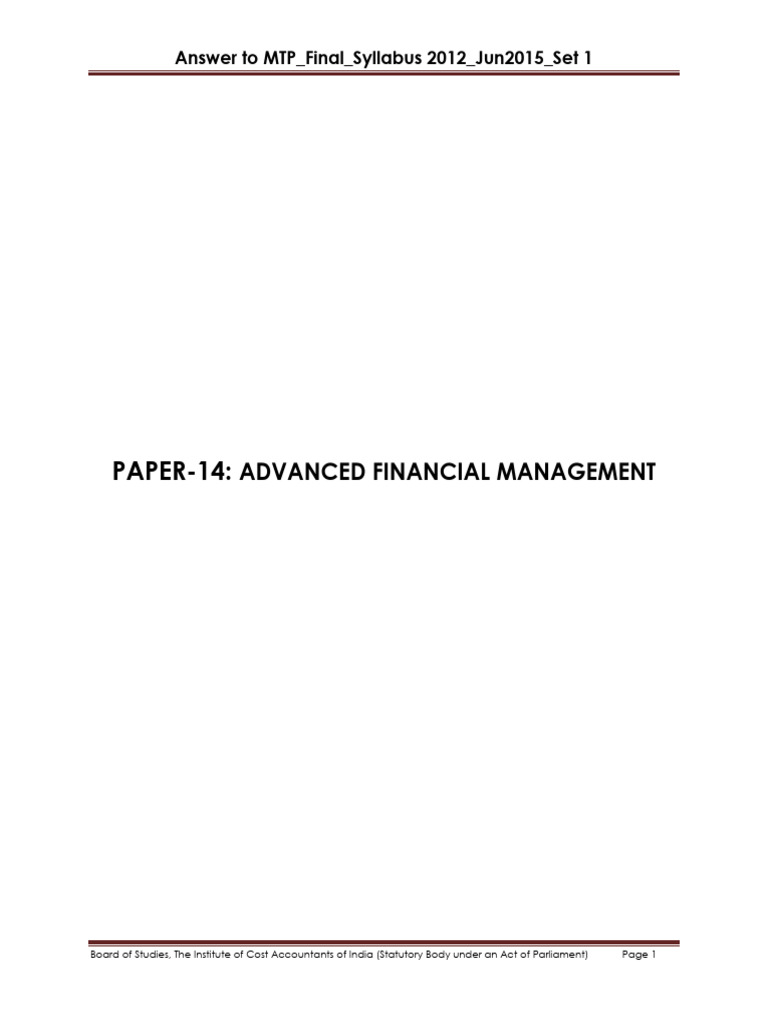 Paper14 Solution | PDF