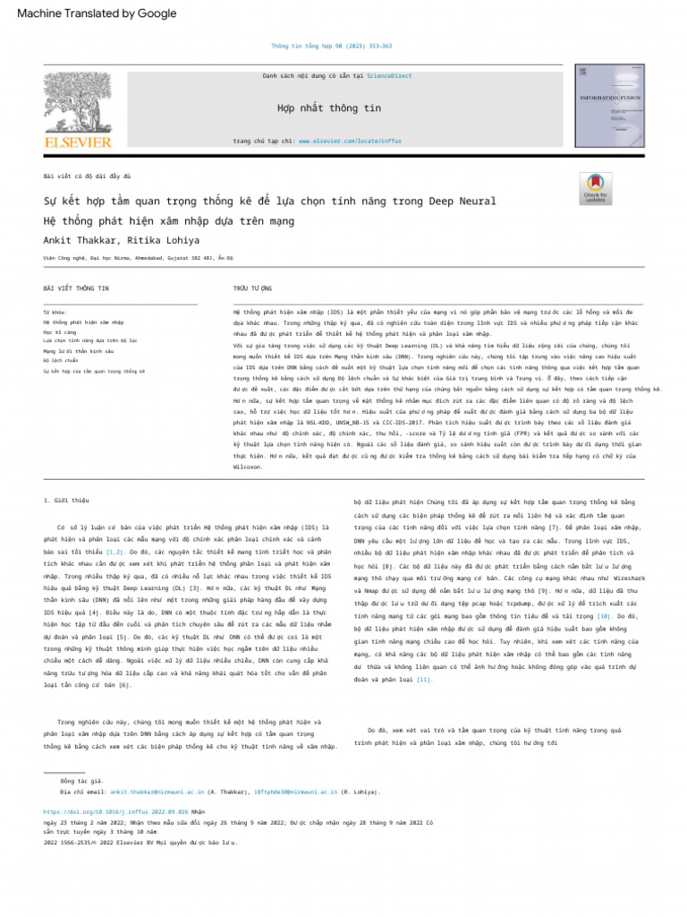 Fusion of Statistical Importance For Feature Selection in Deep Neural Network Based Intrusion ...