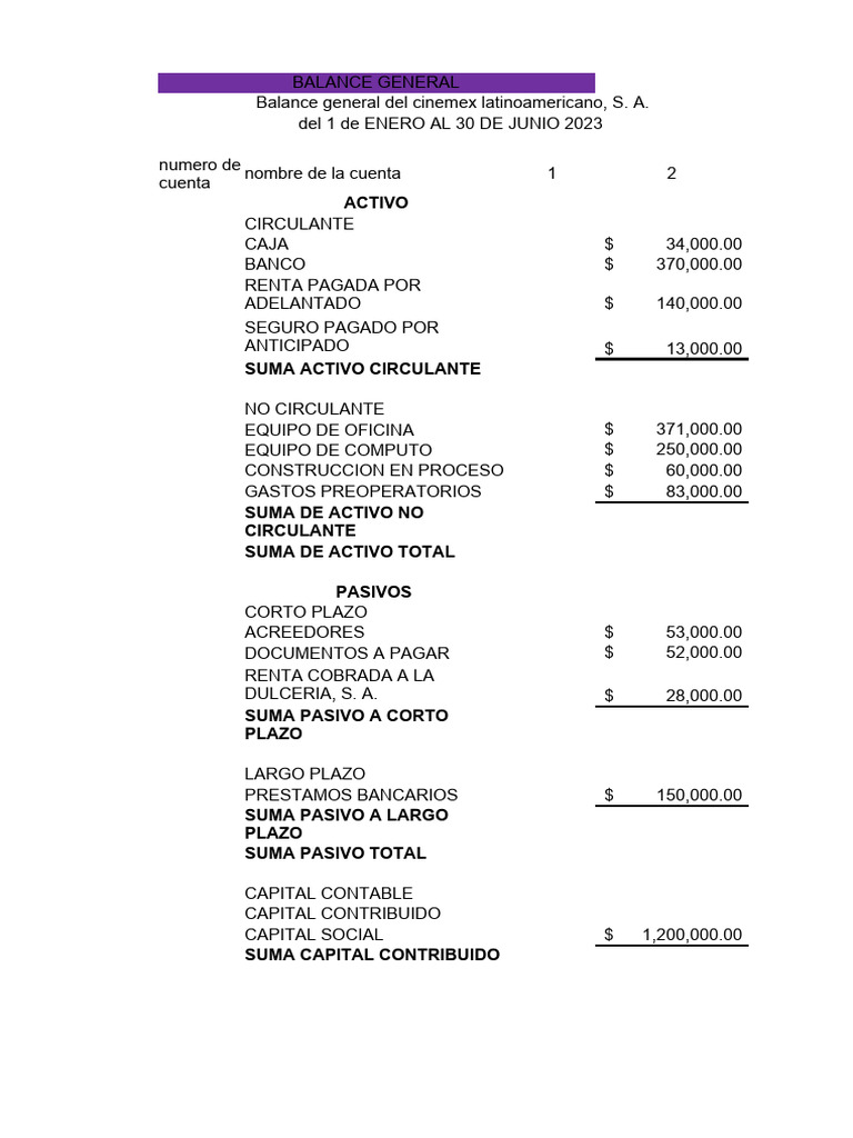 Balances Generales 2023 | PDF | Hoja de balance | Bancos