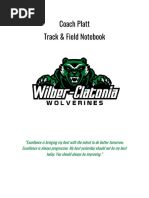 Hurdle Placement Heights | PDF | Track And Field | Sport Of Athletics