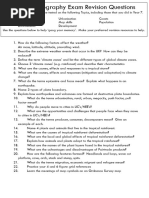 Year 7 Geography Test | PDF | Geography | Earth Sciences