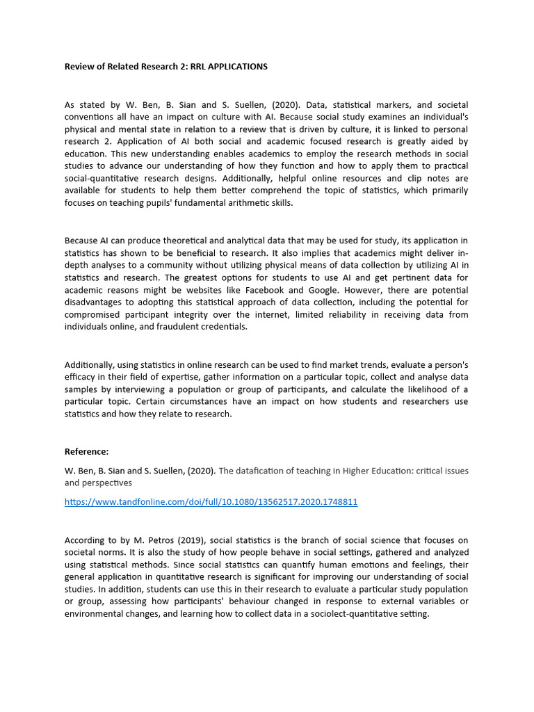 Review of Related Research | PDF | Self-Improvement
