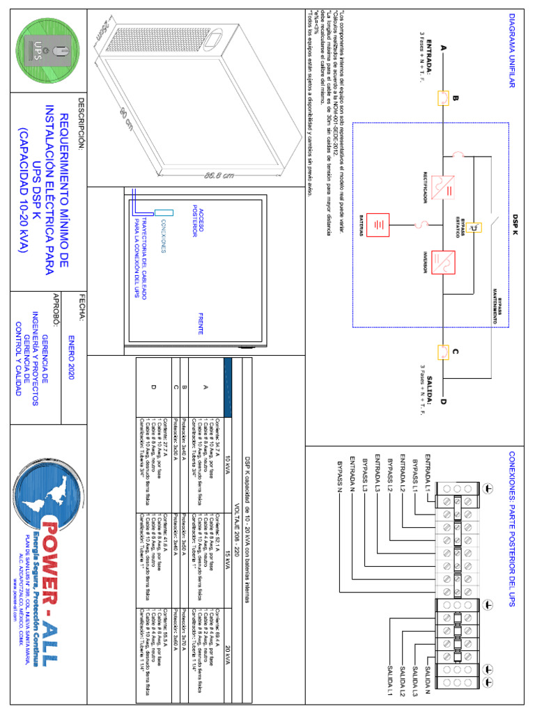 DSP K 10-20 Kva (220 Vac) | PDF