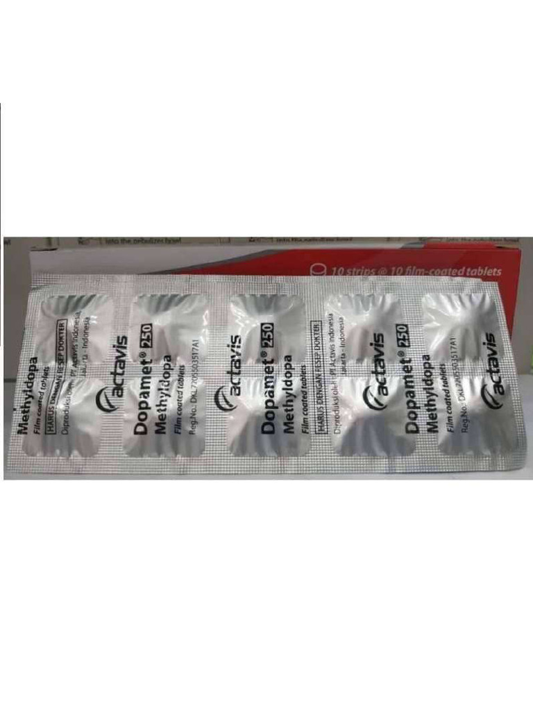 Actavis Dopamet 250 MG Strip 10 Tablet Full01 Halaman 1 | PDF