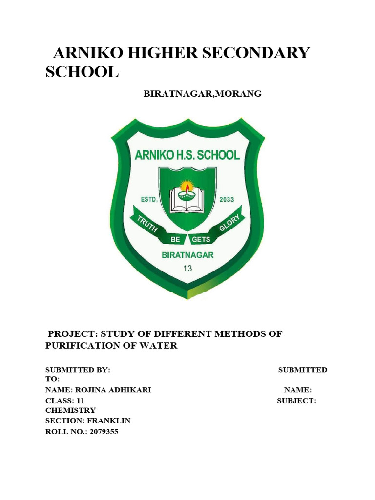 Arniko Higher Secondary School: Biratnagar, Morang | PDF