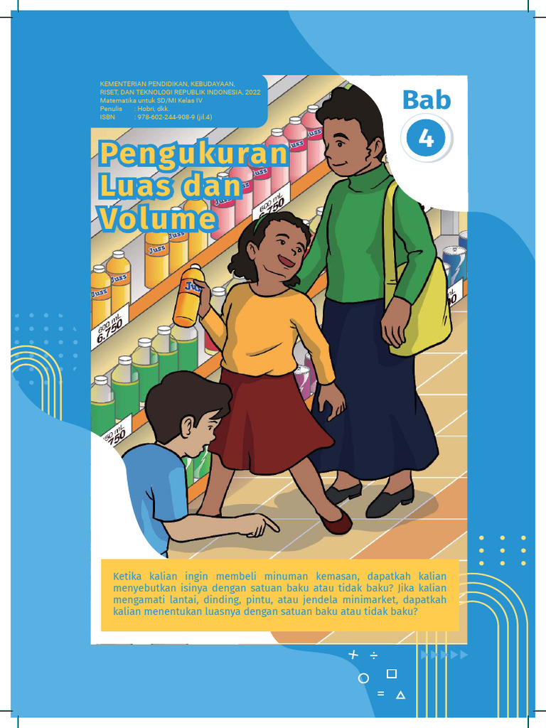 Buku Murid Matematika - Matematika - Pengukuran Luas Dan Volume Buku Murid SD Kelas 4 Bab 4 ...
