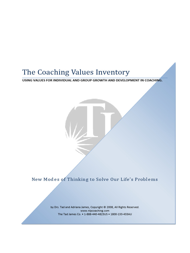 Value Inventory Test Handouts | PDF | Scientific Method | Disciplines