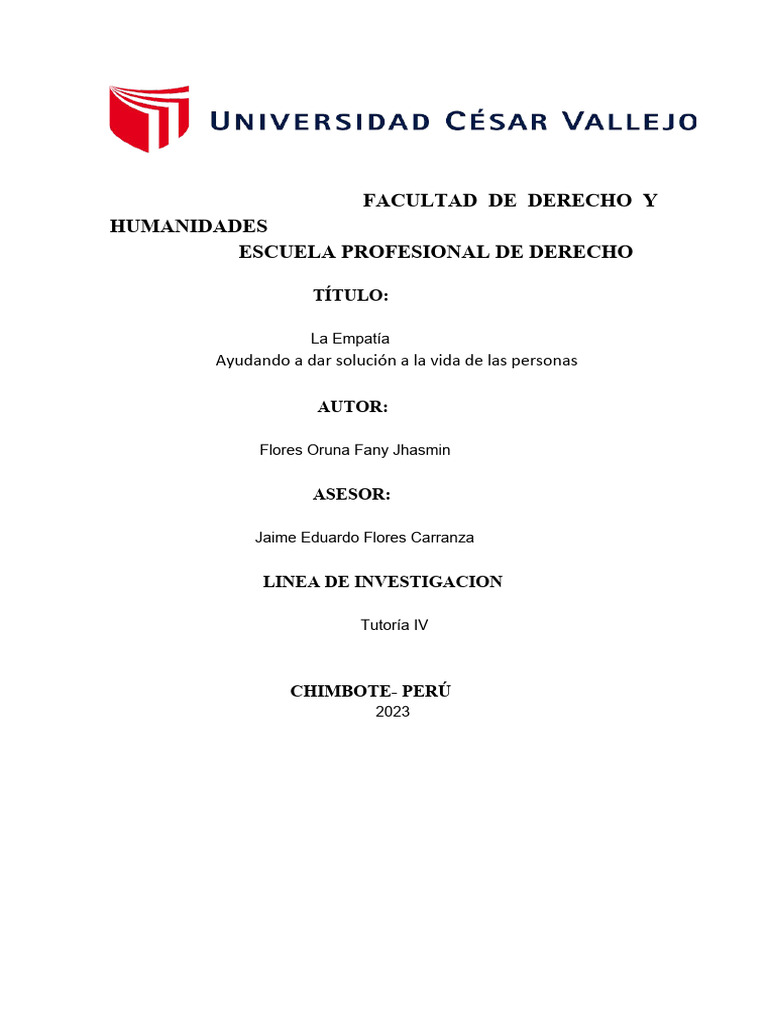 Empatia Fany Flores | PDF