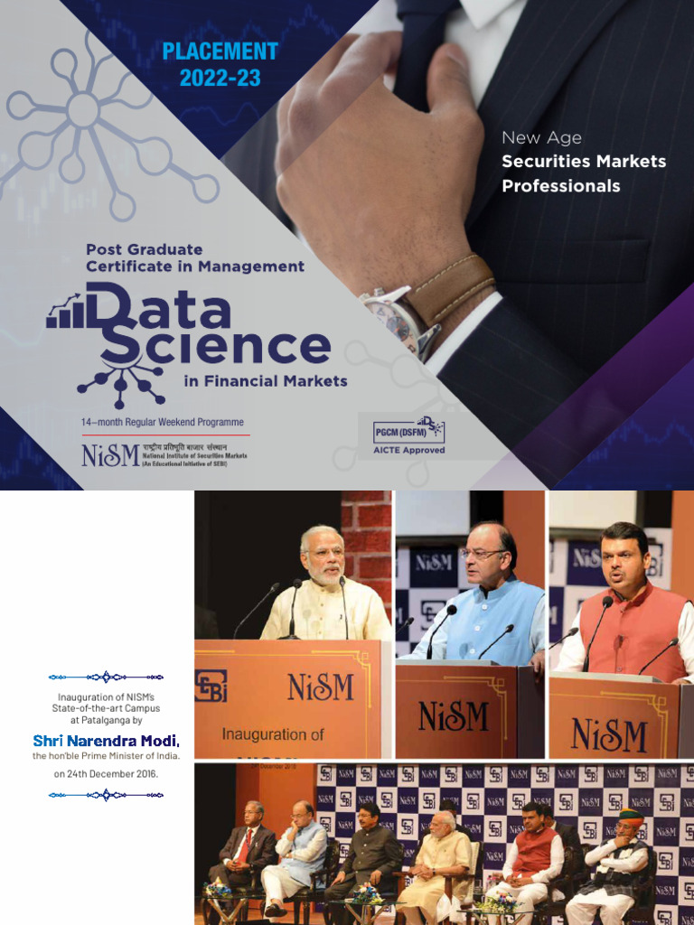 PGCM in Data Science for Finance | PDF