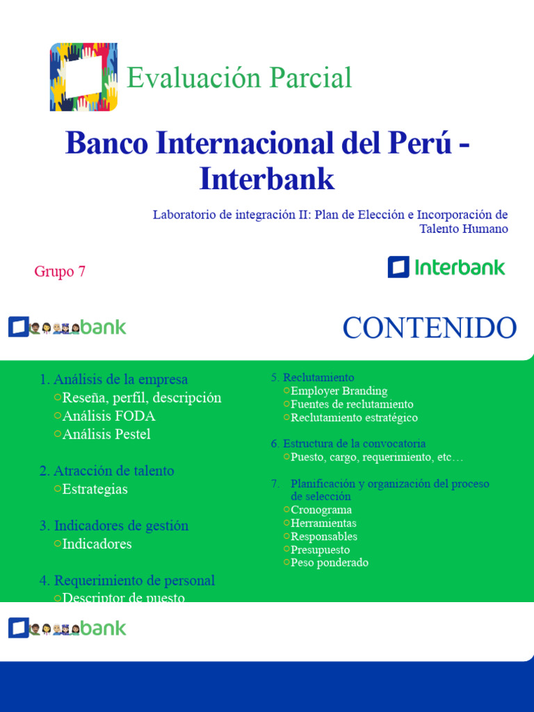 Plan de Selección de Talento en Interbank | PDF | Gestión de recursos ...