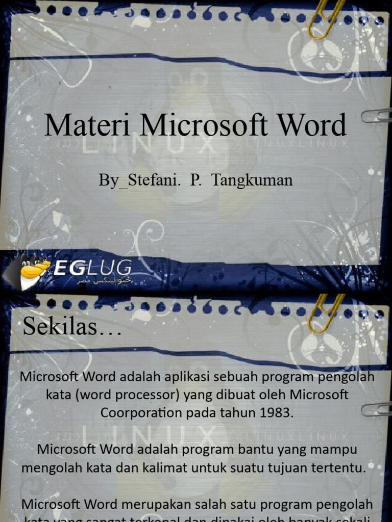 Modul Materi Microsoft Word | PDF