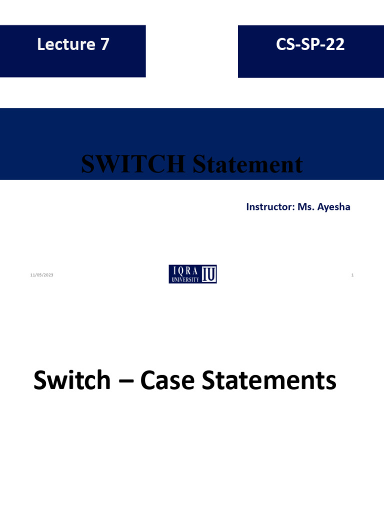 Lecture7 Week 4 | PDF | Computer Engineering | Software Development