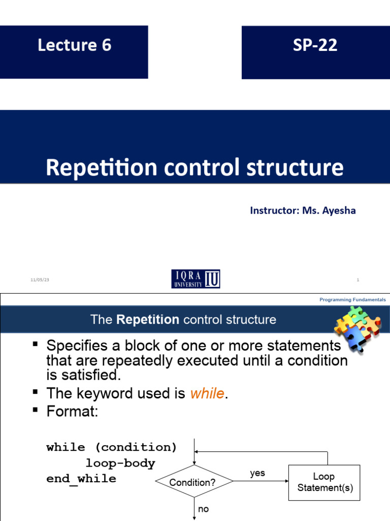 Lecture6 Week 3 Pdf Control Flow Computer Programming