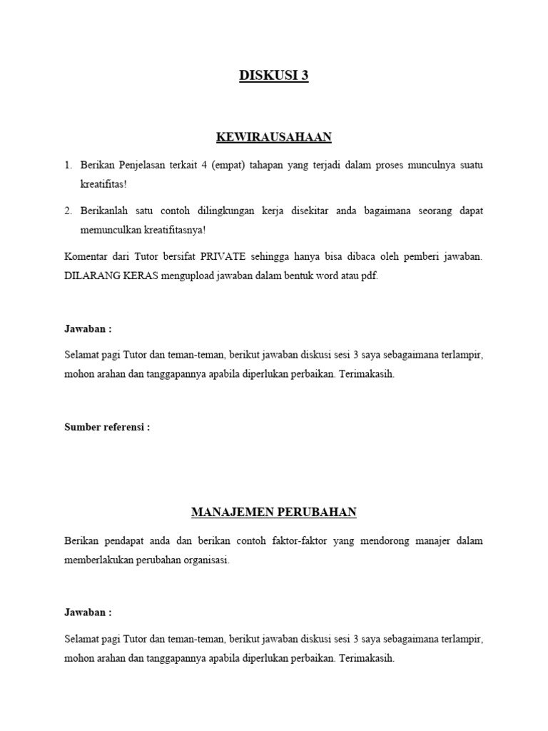 Diskusi 3 | PDF