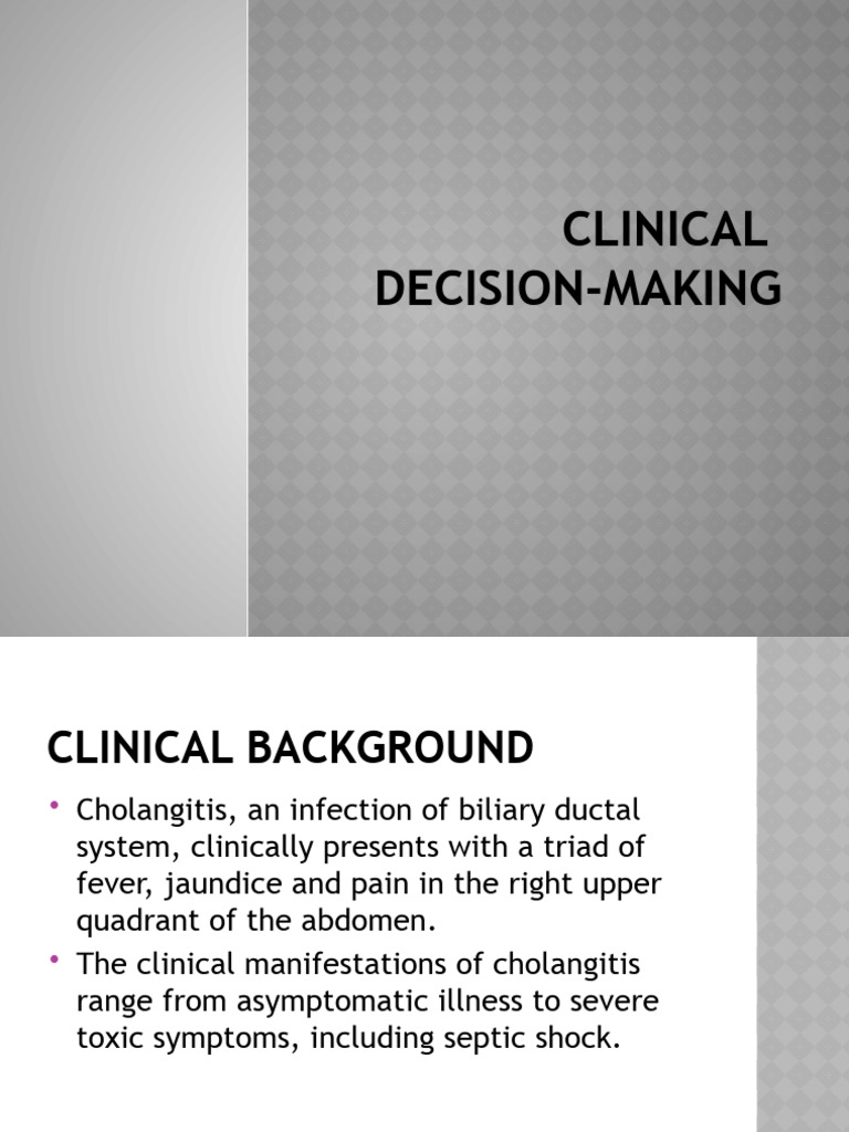 8. Clinical Decision-Making | PDF