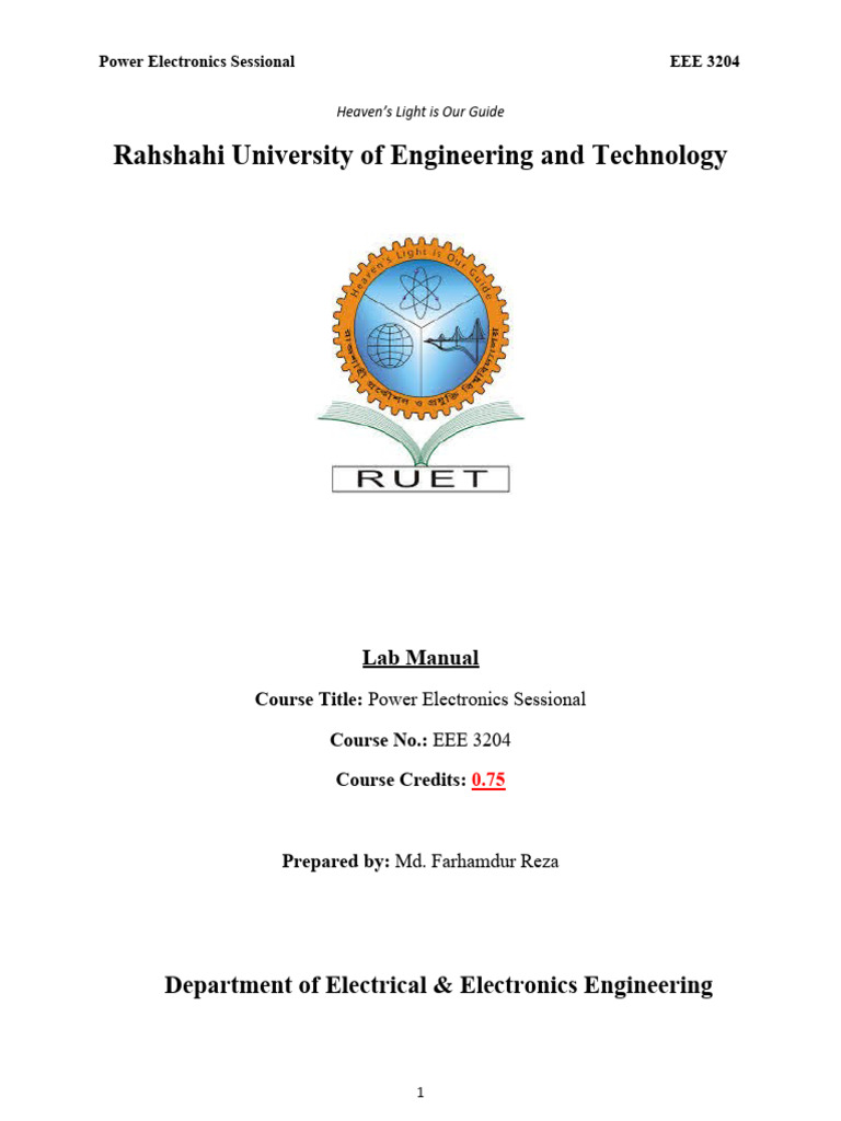 Eee 3204 | PDF | Rectifier | Power Electronics