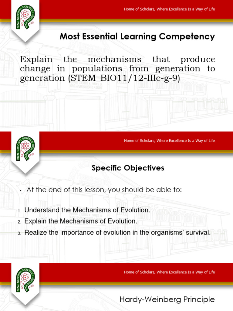 Mechanisms of Evolution | PDF | Evolution | Genotype