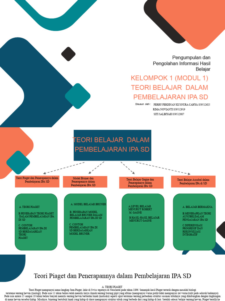 Pembelajaran Ipa Di SD Modul1 | PDF | Seni & Disiplin Bahasa