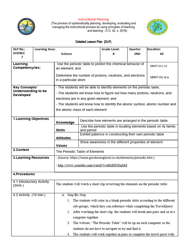 DLP Science 8 | PDF | Earthquakes | Learning