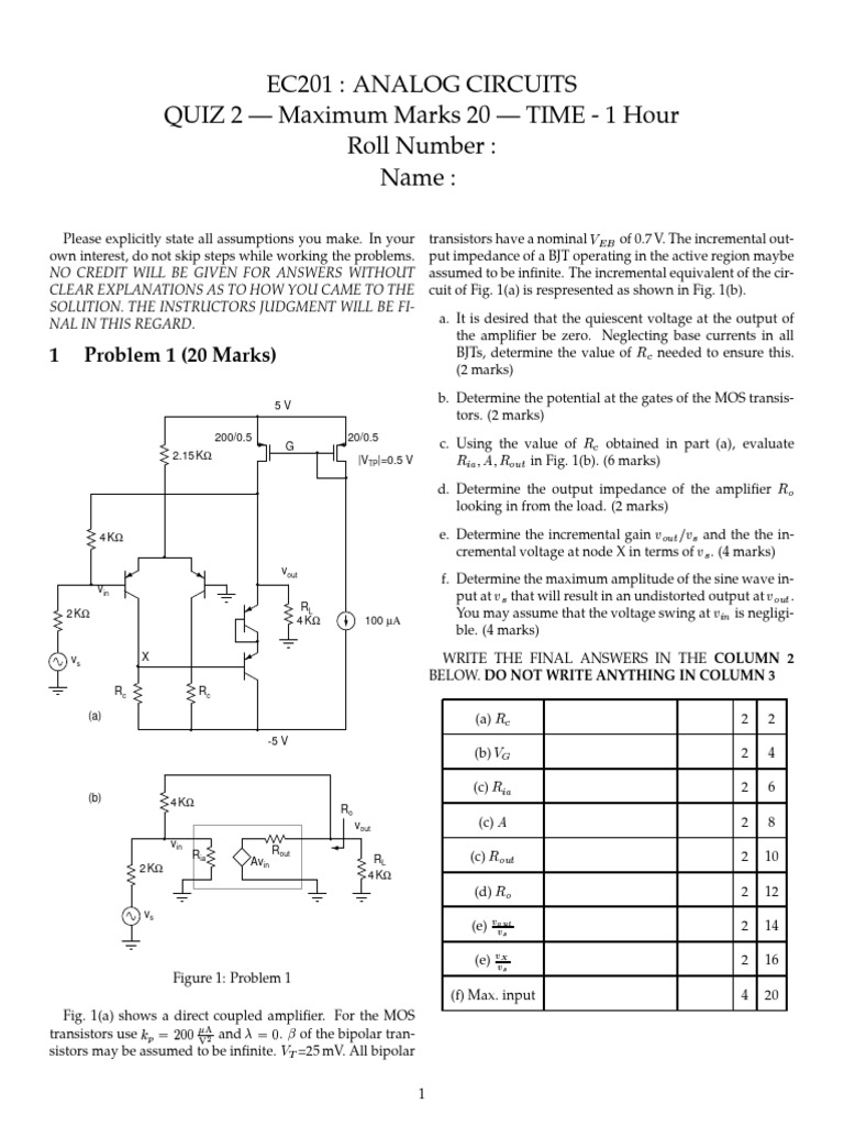 Quiz 2 | PDF
