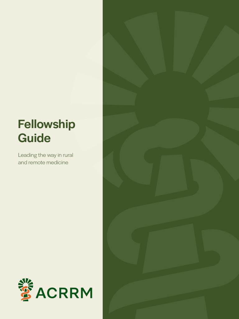 Acrrm Fellowship Guide | PDF