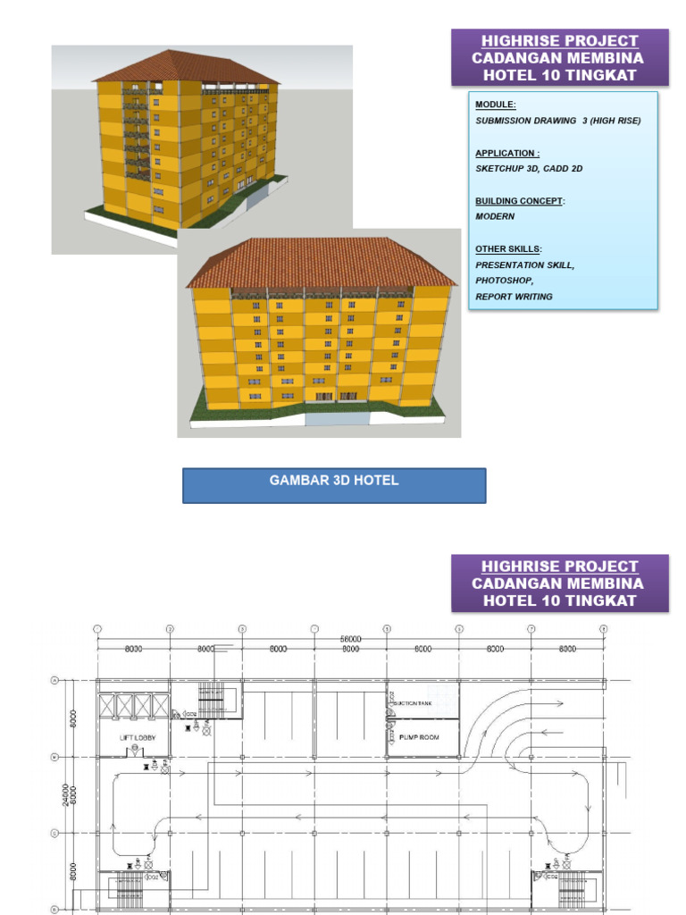 Modern Banglo and Surau Design Plans | PDF | Buildings And Structures