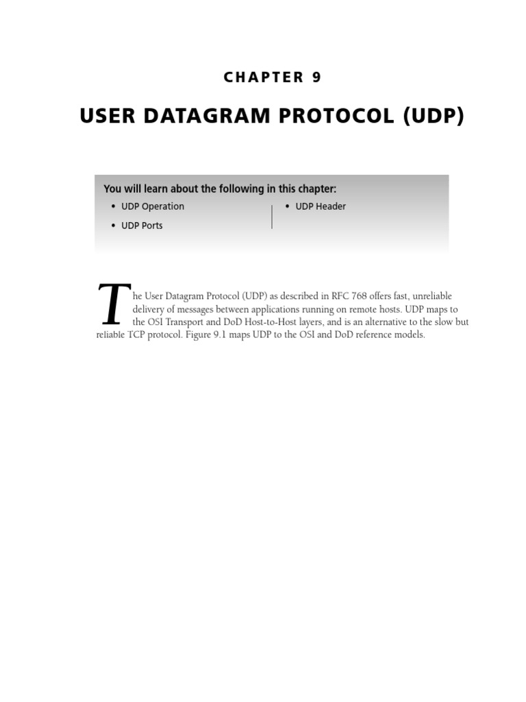 UDP Header | PDF