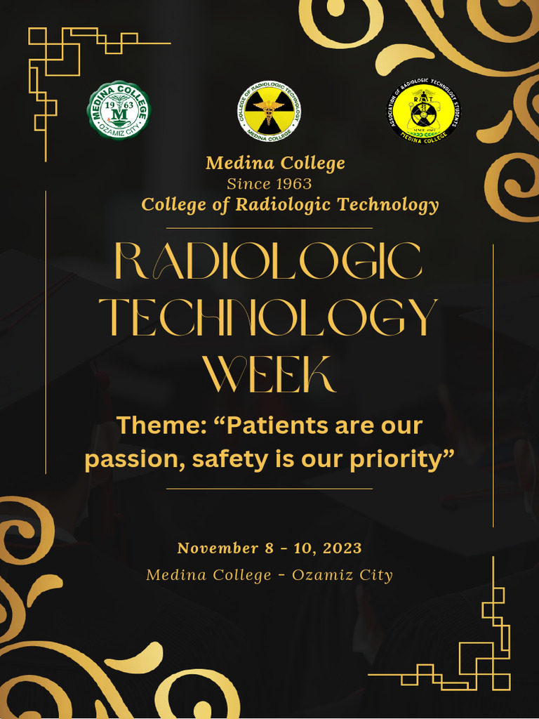 RadTech Week 2023 Program | PDF | Anthropometry | Medical Physics