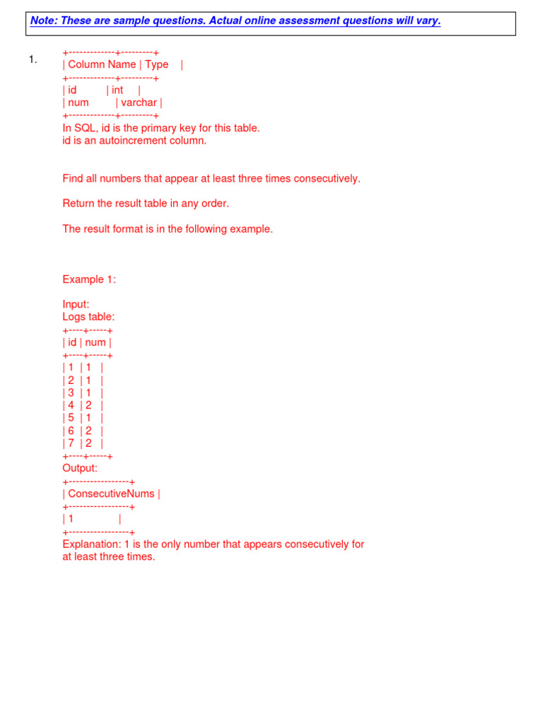 Sample Problems | PDF | Database Index | Data