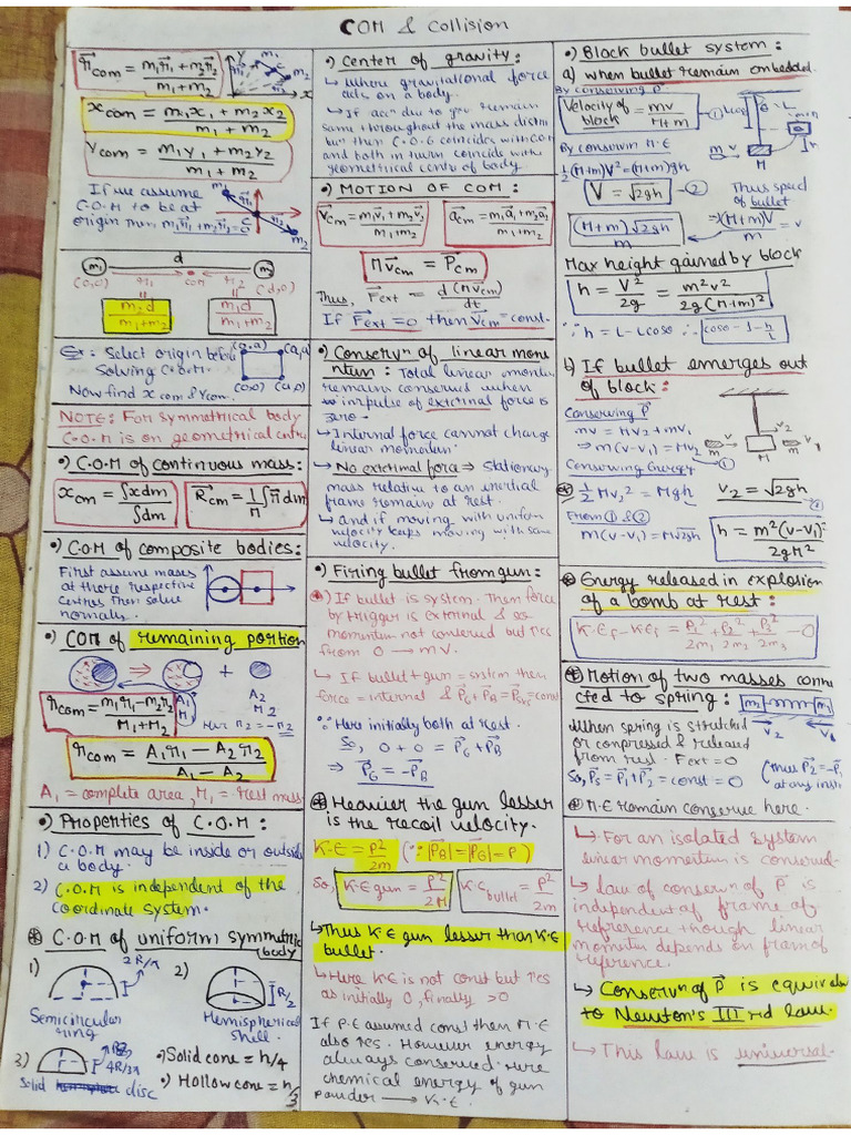 COM & Collision | PDF