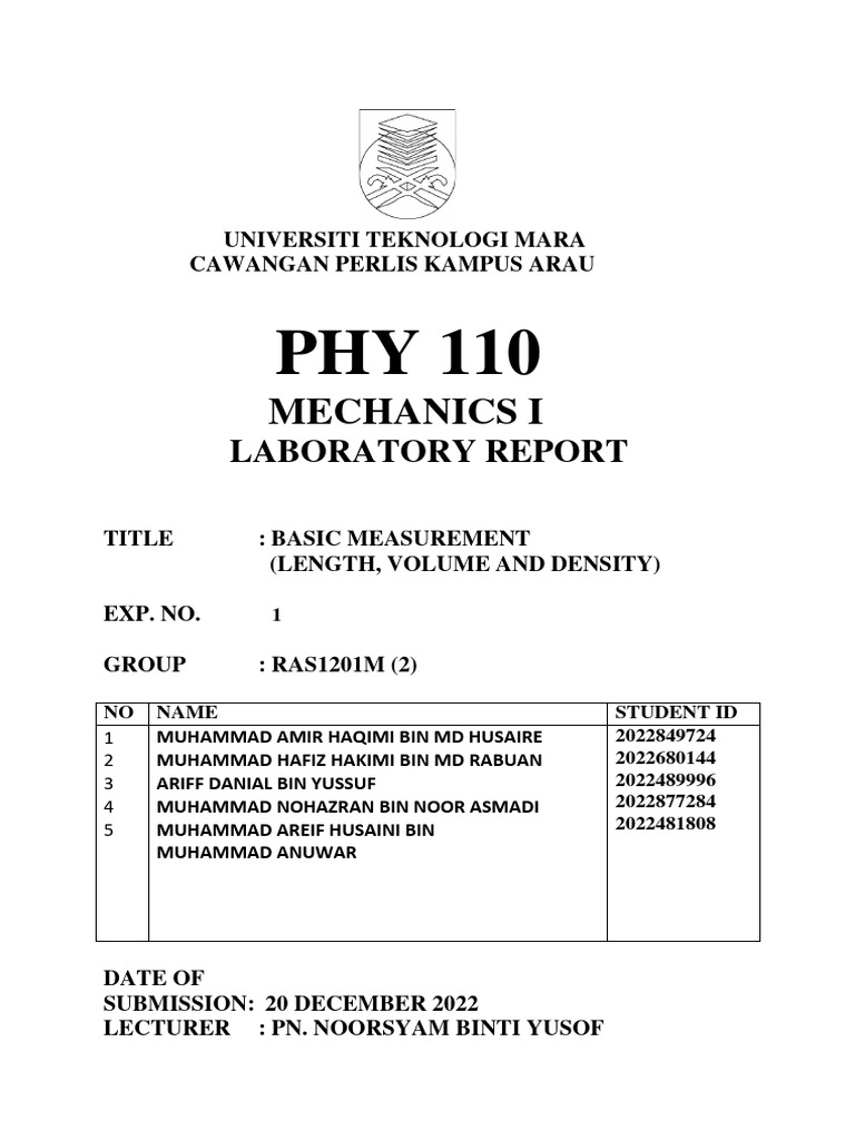 Basic Measeurument Report | PDF | Metrology
